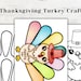 Thankful Turkey Craft for Kids, Thanksgiving Activity, Gratitude ...