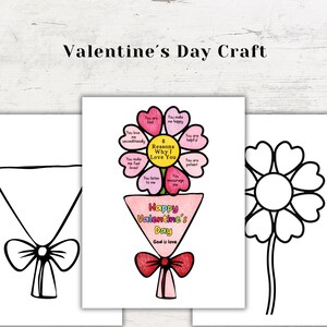 Valentine’s Day Craft, Bible Printable Activity, Sunday School, Heart ...