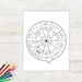 Ten Commandments Coloring Wheel Bible Story Wheel Printable Bible ...