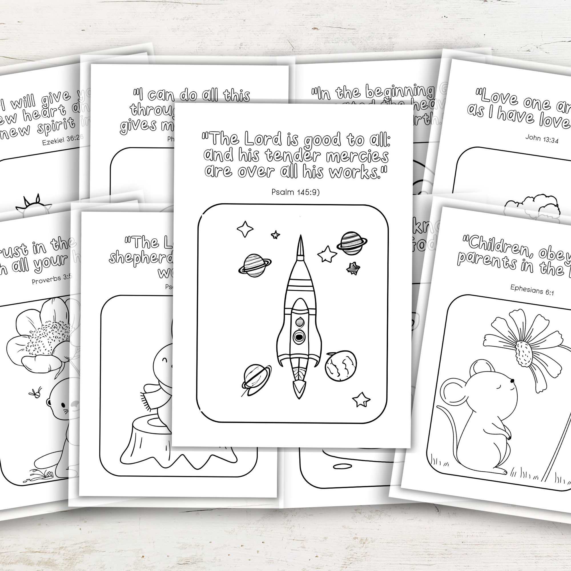 Bible Verse Coloring Pages Sunday School Bible Coloring Pages Preschool ...