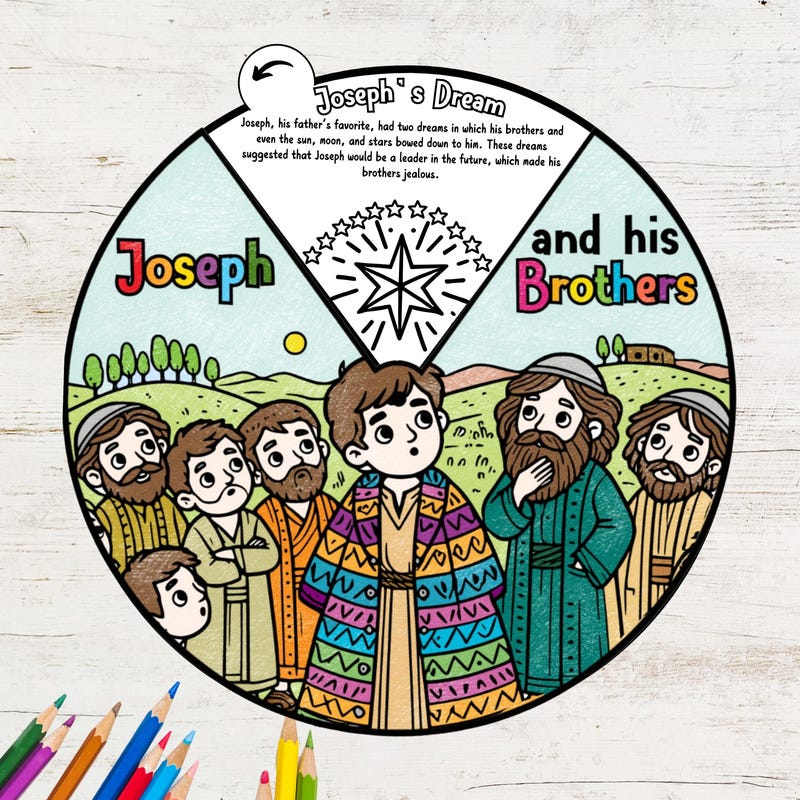 Craft for the Story of Joseph - Etsy