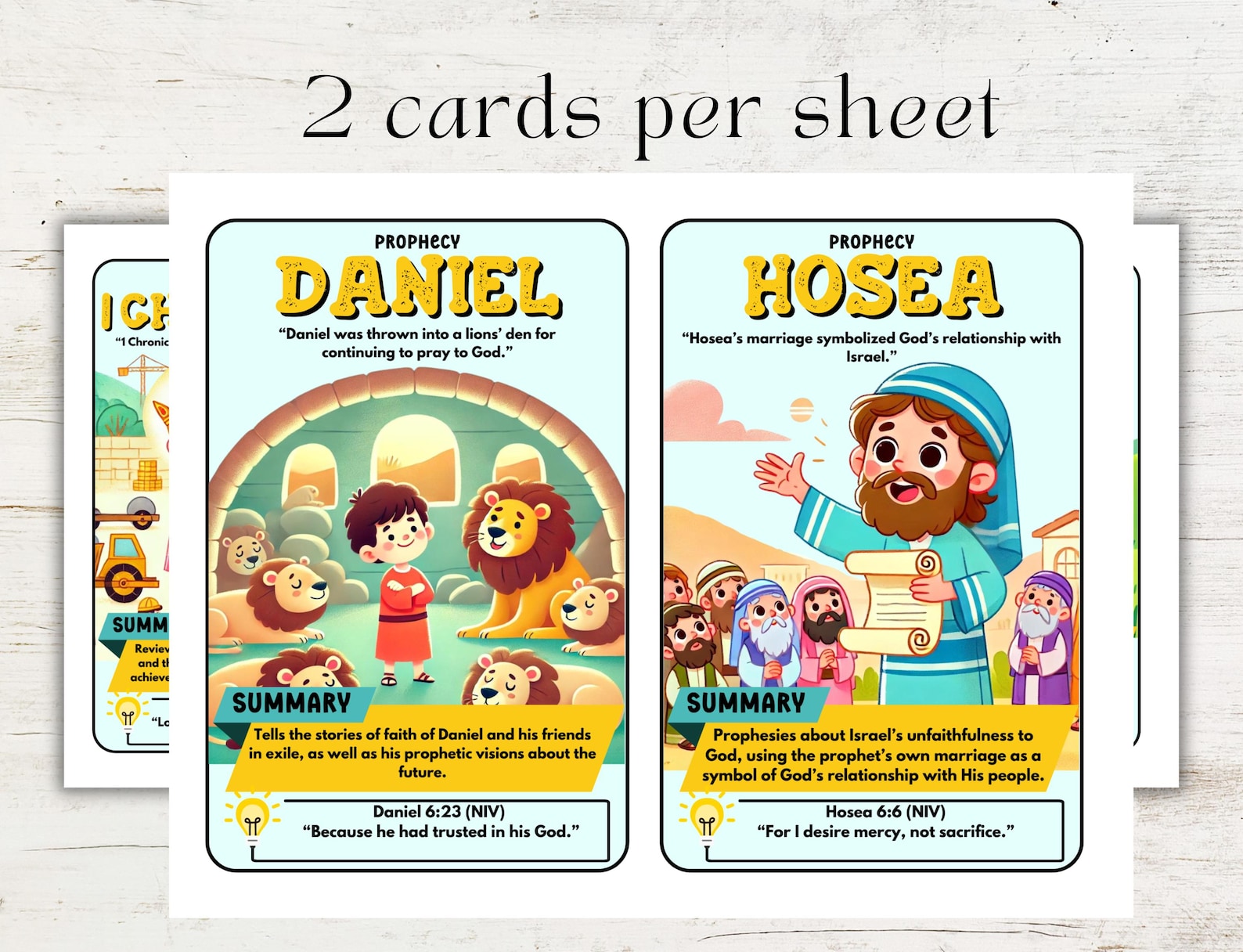 66 Bible Book Educational Cards, Activity for Kids, Christian Education ...