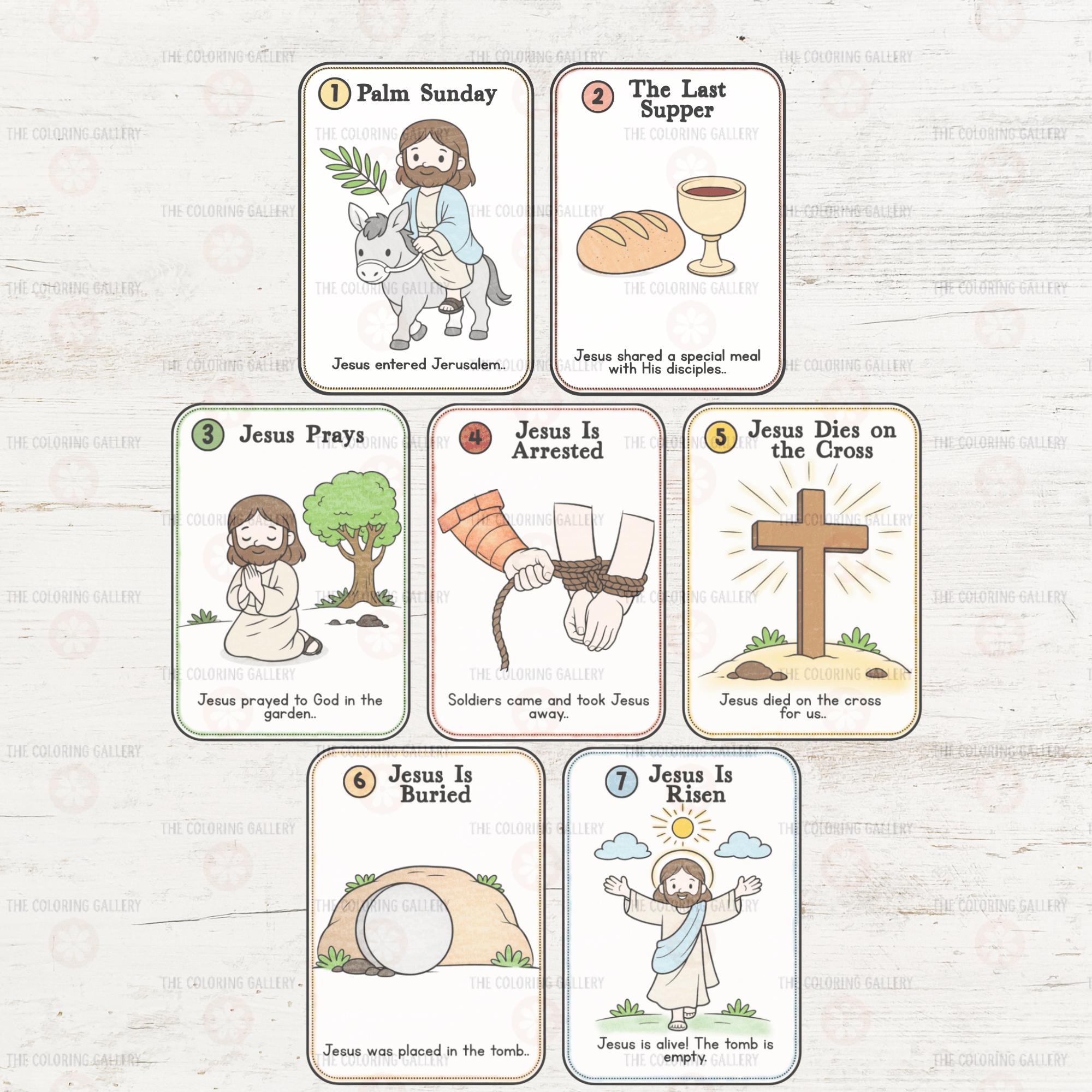 Easter Story Pocket Craft for Kids | Printable Resurrection Activity ...