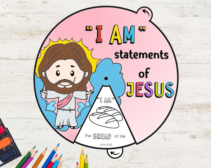 I Am Statements - Set of 7 Christmas Ornaments, Scripture Ornaments ...