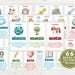 100 Bible Character Educational Cards, Activity for Kids, Christian ...