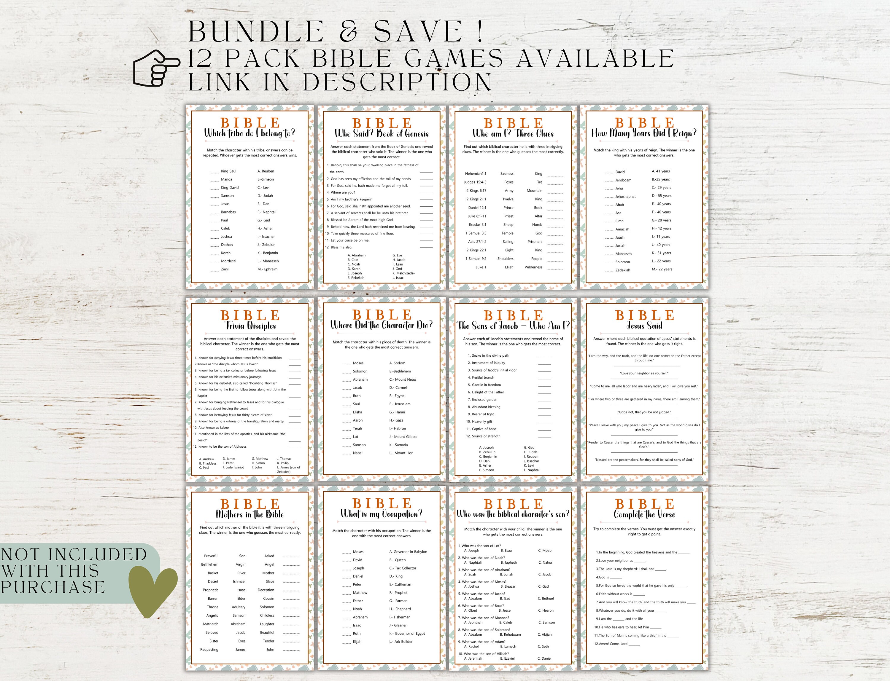 Bible Games Complete the Verse Game Bible Games for Kids, Bible Games ...