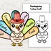 Thankful Turkey Craft for Kids, Thanksgiving Activity, Gratitude ...