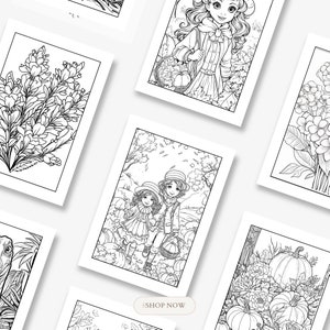 100 Autumn Coloring Pages for Kids | Fall Coloring Pages| Fall Activity ...