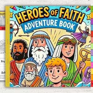 Heroes of Faith Book, Bible Studies for Children, Biblical Heroes ...