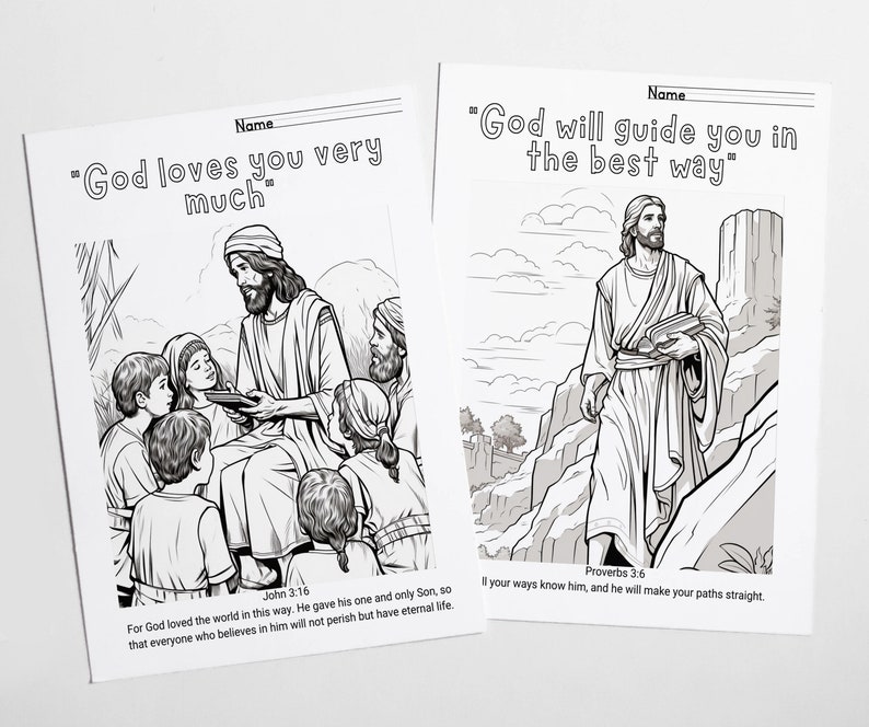 Bible Verse Coloring Book, Bible Verse Coloring Pages, Faith Based ...