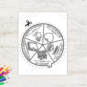 God Says My Grandparents Are - Coloring Wheel, Grandparents Day ...