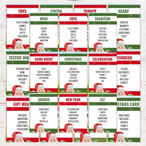 Christmas Forbidden Words | Forbidden Words | Christmas Party Games ...