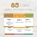 85 Cards Christian Bible 5 Second Game Bible 5 Second Game Bible Party ...