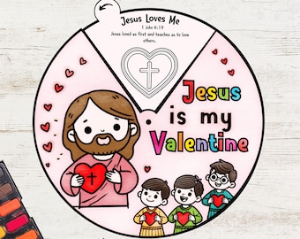 Jesus is My Friend Puzzle Craft for Kids | Christian Activity | Sunday ...