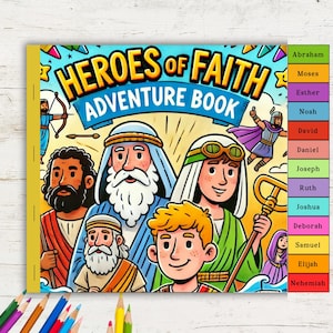 Heroes of Faith Book, Bible Studies for Children, Biblical Heroes ...