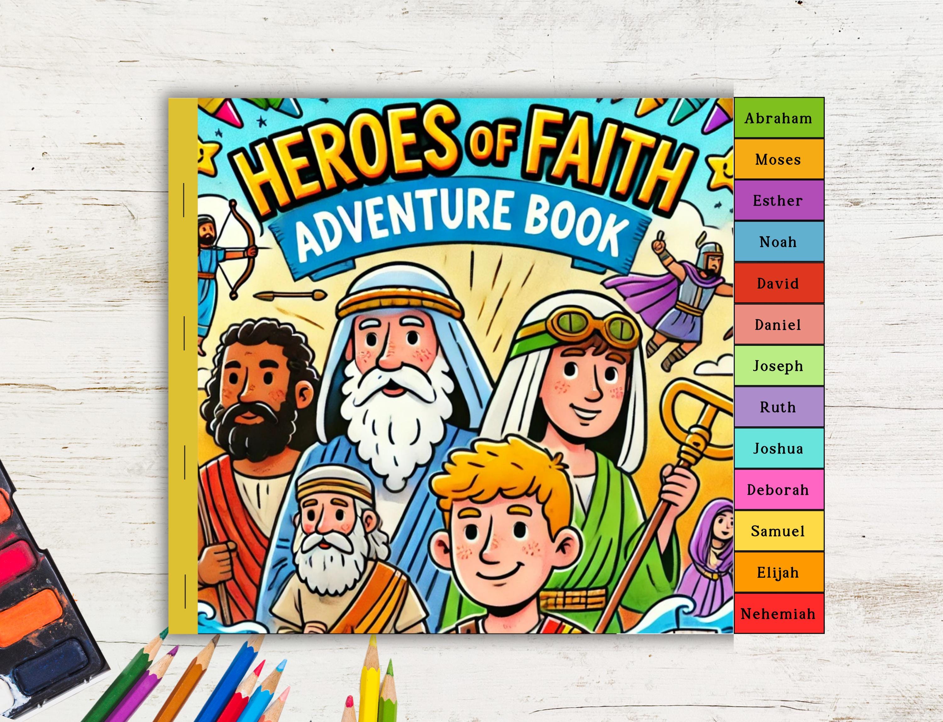 Heroes of Faith Book, Bible Studies for Children, Biblical Heroes ...