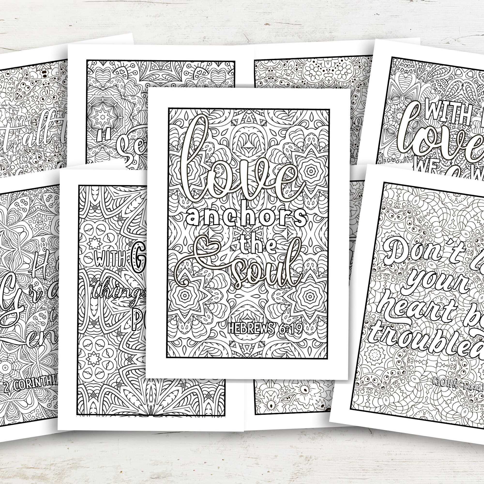 15 Bible Verse Coloring Sheets | Meditate on God’s Word as You Color ...