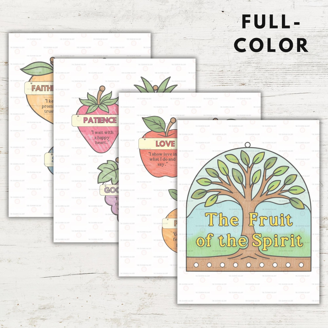 Fruit of the Spirit Hanging Craft | Bible Activity for Kids | Sunday ...
