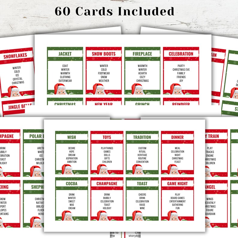Christmas Forbidden Words | Forbidden Words | Christmas Party Games ...