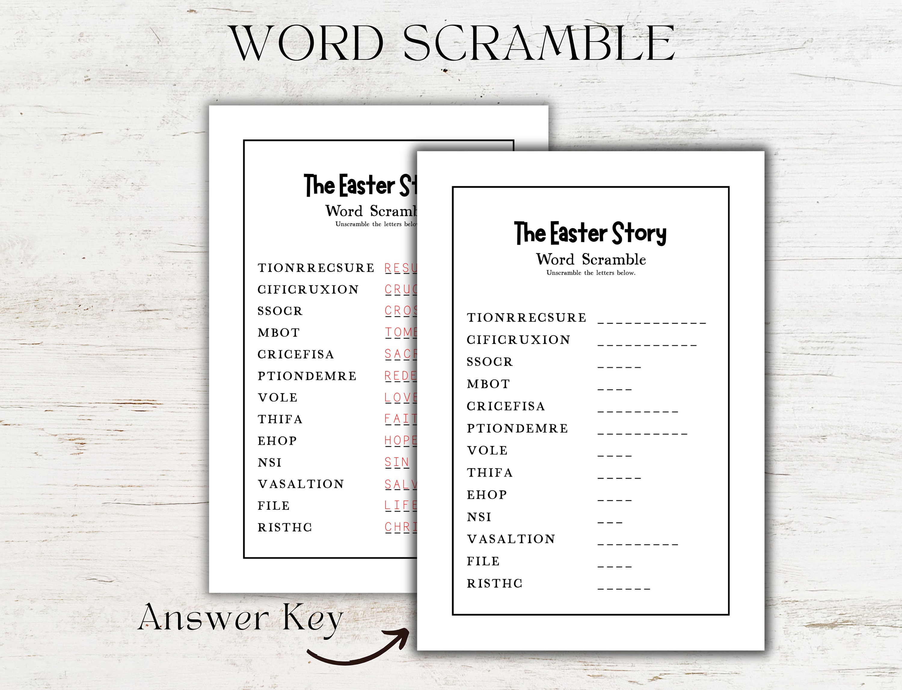 Easter Activities Pages, Easter Story for Kid, Sunday School Craft ...