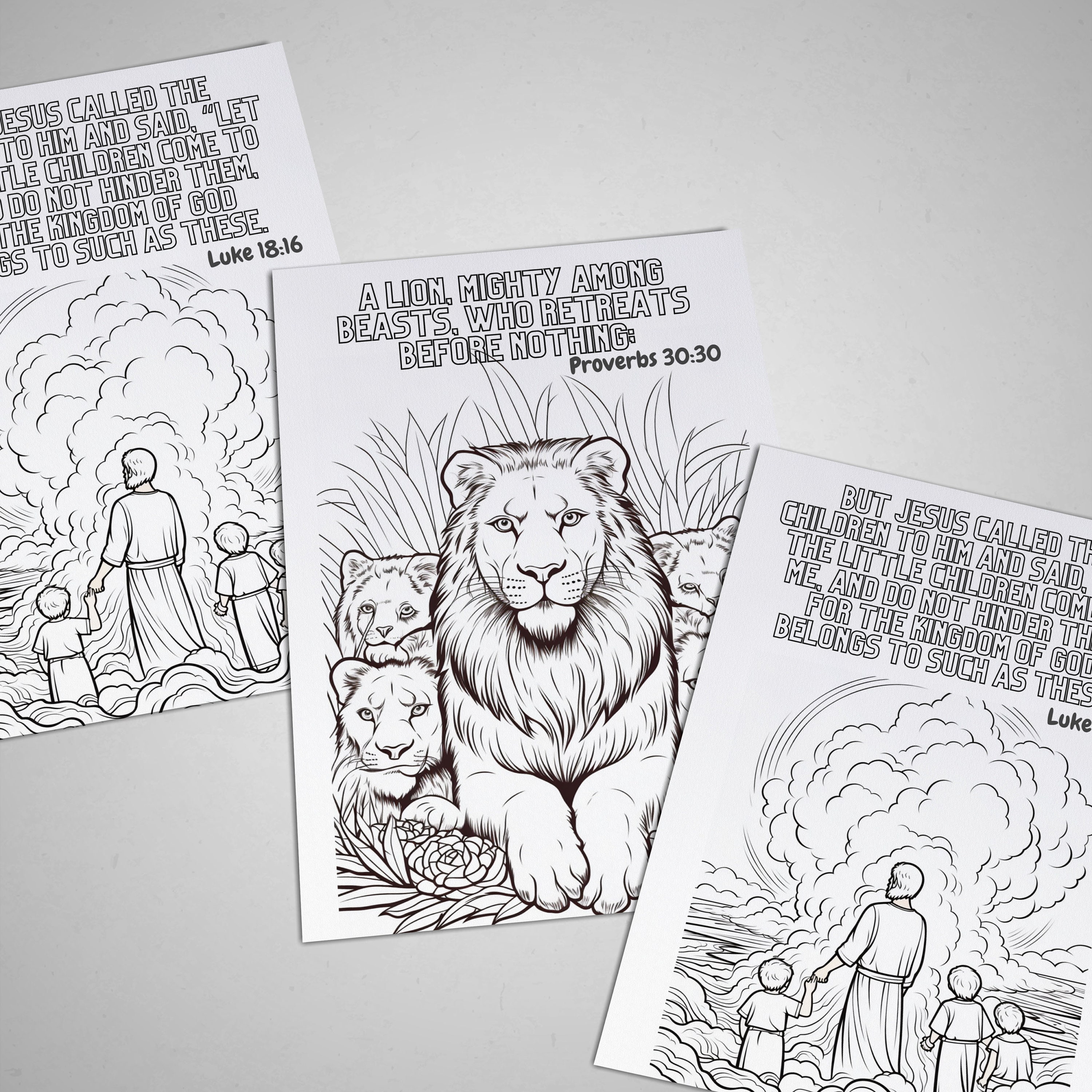 75 Verse Bible Coloring Book Bible Verse Coloring Pages - Etsy