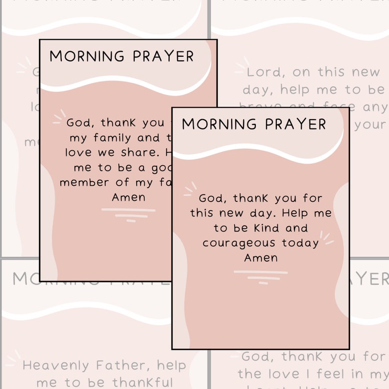 Prayer Cards and Spiritual Reflections Daily Inspiration - Etsy