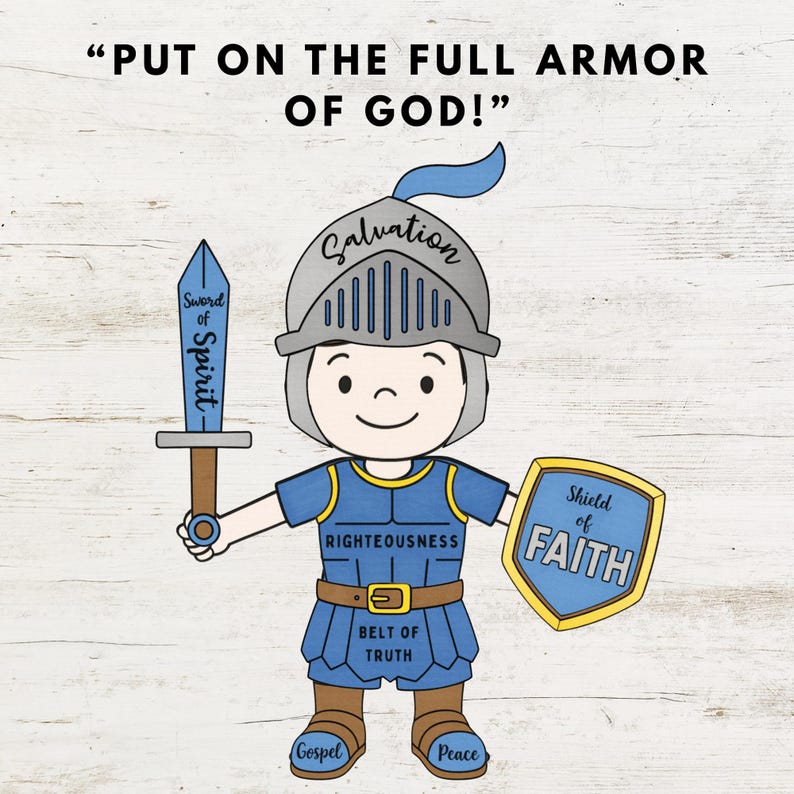 Armor of God Printable Activity | Bible Activity | Bible Lesson ...