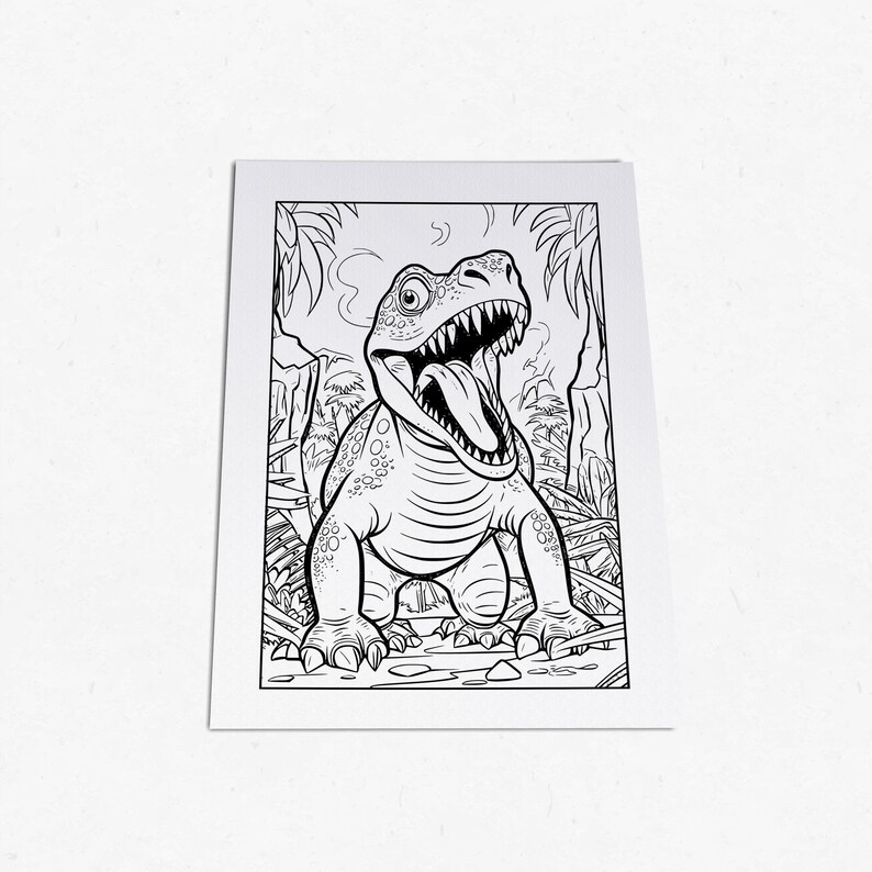 100 Awesome Dinosaur Coloring Pages for Kids Printable Dinosaur ...