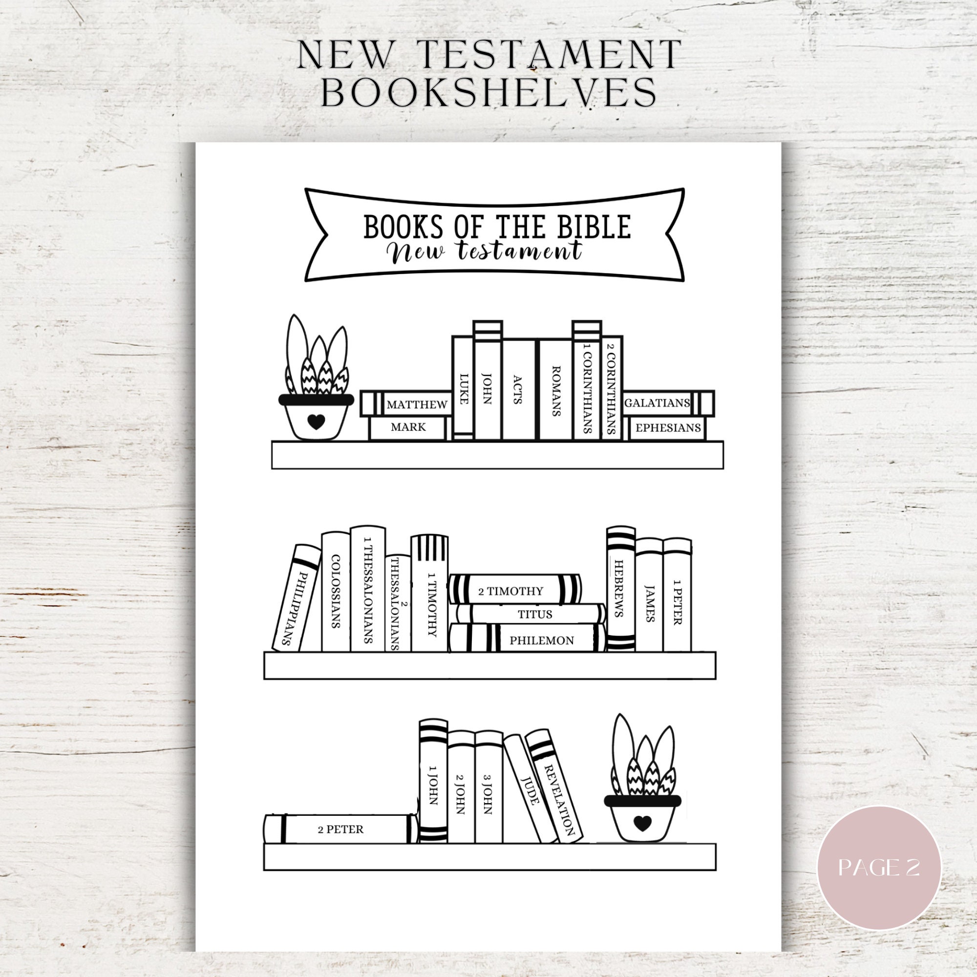 Bible Reading Checklist Books of the Bible Bookshelf Bible Reading ...