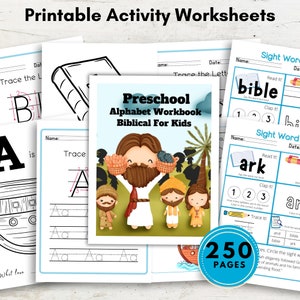 Preschool Alphabet Workbook | Preschool Learning | Printable Activity ...
