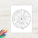 I Am Statements of Jesus Coloring Wheel | Printable Bible Activity ...