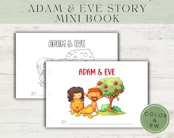 Adam and Eve Sunday School Craft, Bible Story Activities for Kids ...