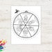 Queen Esther Coloring Wheel, Queen Esther Story Coloring Wheel ...