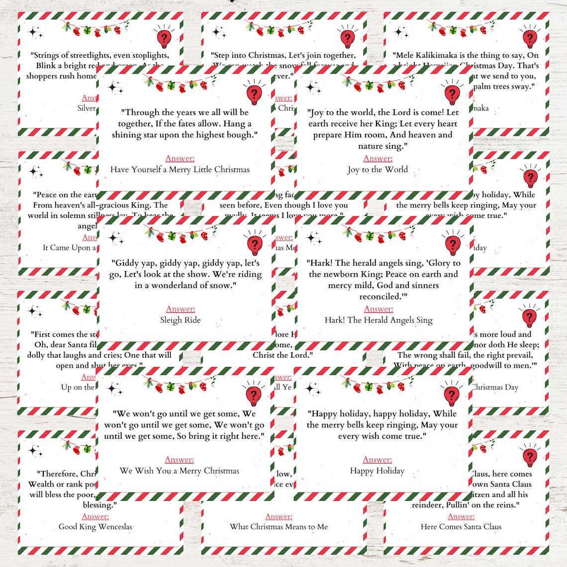 Christmas Name That Song Game | Christmas Carols Game | Christmas ...