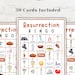 Resurrection Bingo | Sunday School | Easter Bible Bingo | Easter Sunday ...