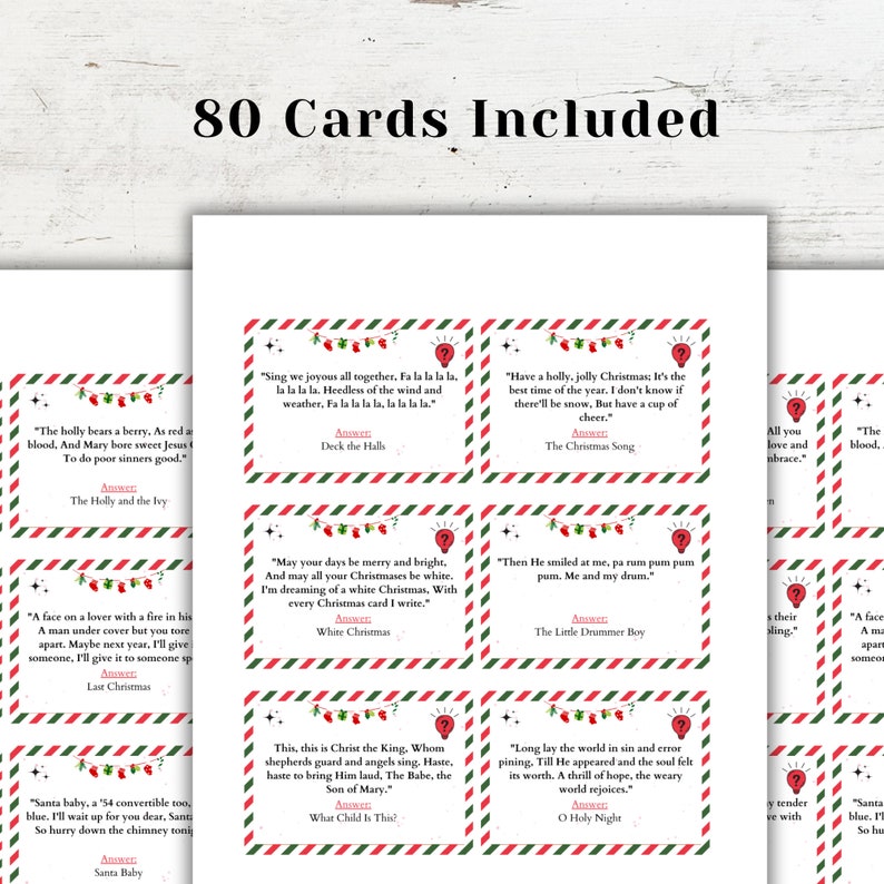 Christmas Name That Song Game | Christmas Carols Game | Christmas ...