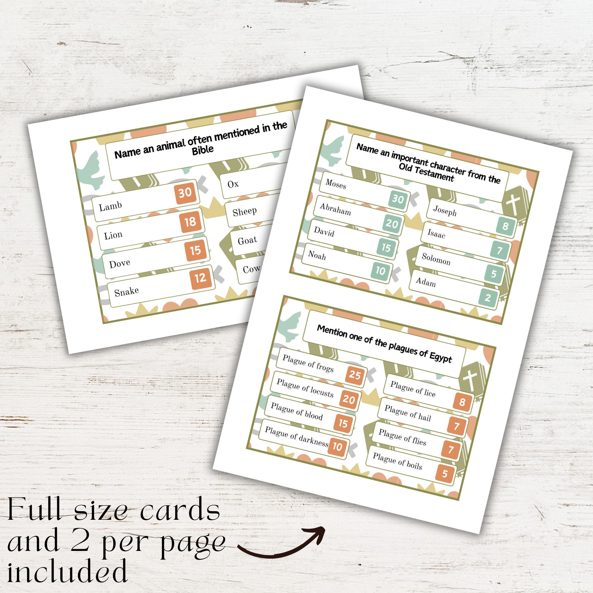 Bible Feud Game Bible Family Feud-style Game Show Church Family Feud ...