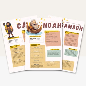 Bible Studies for Children, History of 54 Biblical Heroes, Bible ...