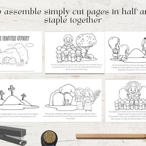 Easter Story Printable for Kids, Printable Mini Book, Kids Crafts ...