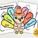 Thankful Turkey Craft for Kids in SPANISH, Thanksgiving Activity ...