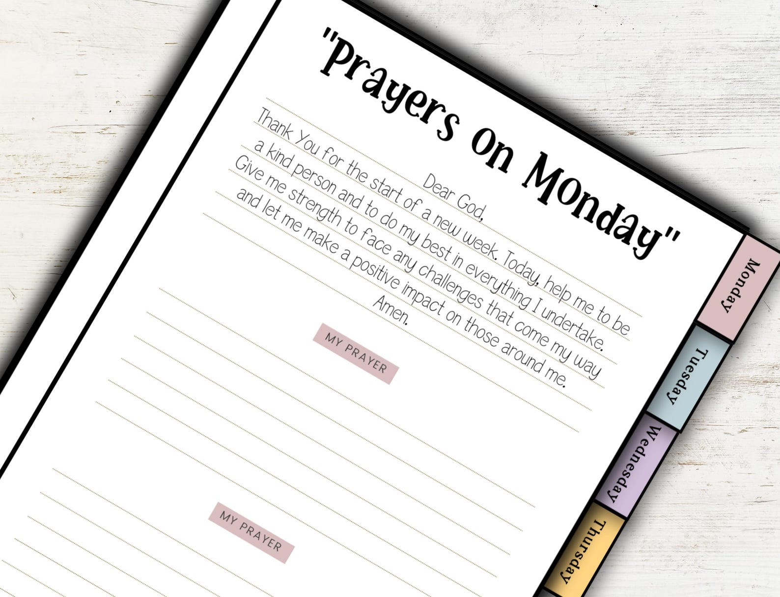 My Daily Prayers Book, Prayers for Kids, Daily Prayers, Bible, Sunday ...