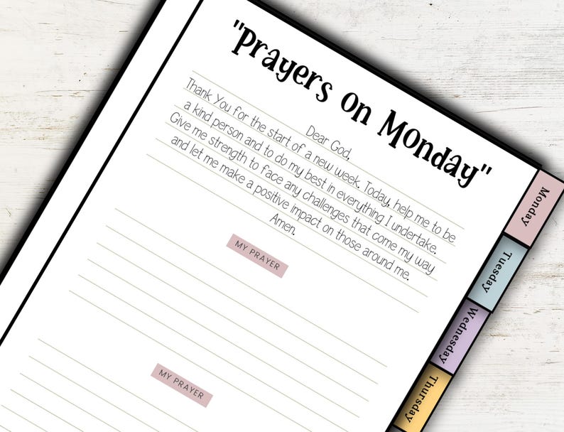 My Daily Prayers Book, Prayers for Kids, Daily Prayers, Bible, Sunday ...