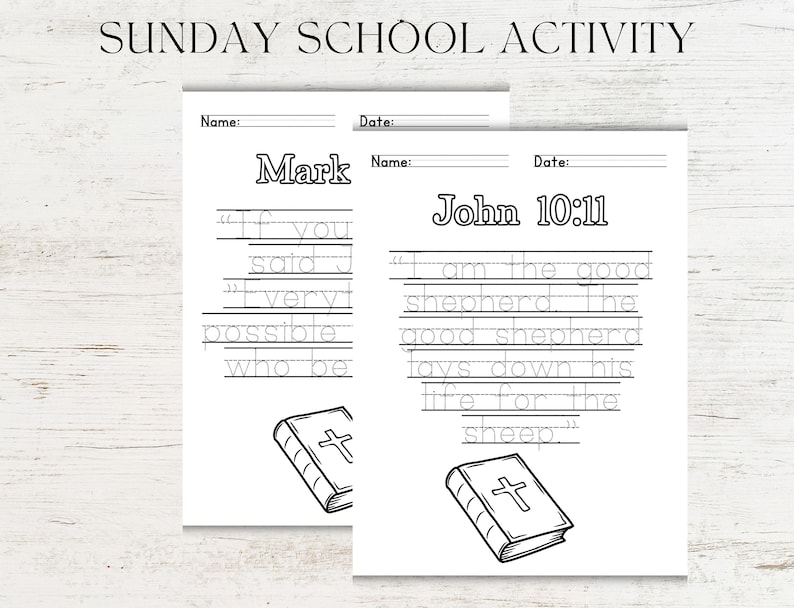 100 Bible Verses Tracing Sheets | Teach Bible Verses | Kids Bible ...