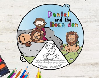 Daniel and the Lions Den Clip Art Collection, Bible Story Clipart ...