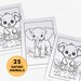 Printable Safari Animals Coloring Pages for Kids, 25 Coloring Pages for ...