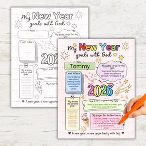 New Year’s Resolutions and Goals for Kids 2026, Year in Review ...