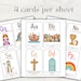 ABC Bible Scripture Flash Cards | Christian Alphabet Card Set | Kids ...