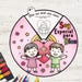 From Saul to Paul Coloring Wheel, Bible Story Activity for Kids ...