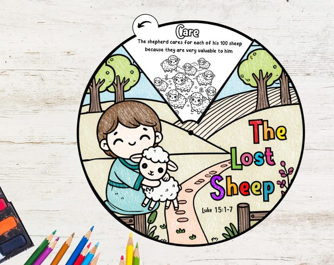 The Parable of the Lost Sheep and Lost Coin Bible Lesson for Kids ...