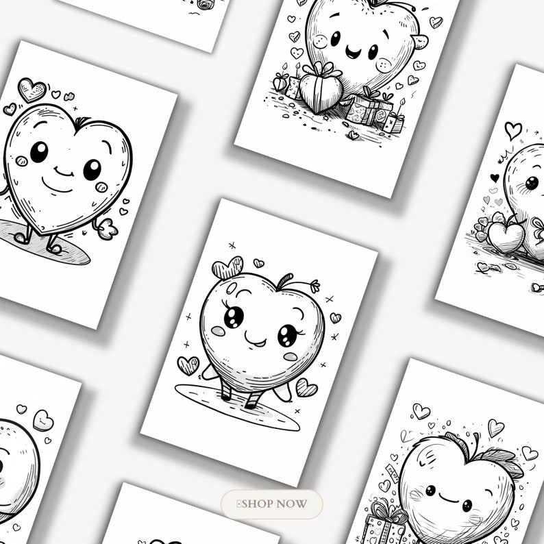 Valentine’s Day Heart | Coloring Page | Hearts | Heart Coloring Page ...